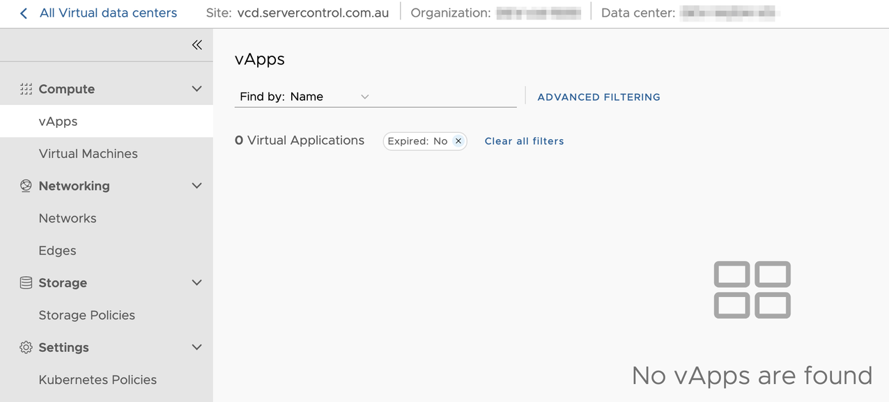 Getting Started in your VDC environment